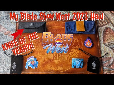 My Blade Show West Haul - Knife Of The Year, The Kizer Phoenix - YouTube