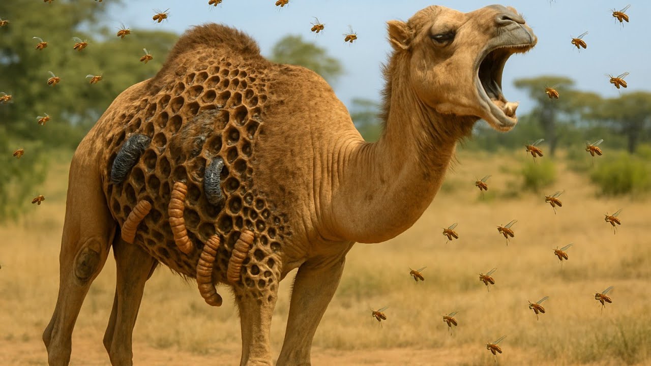Rescue Story: Rescuing an Camel from a Swarm of Angry Bees#camel# ...