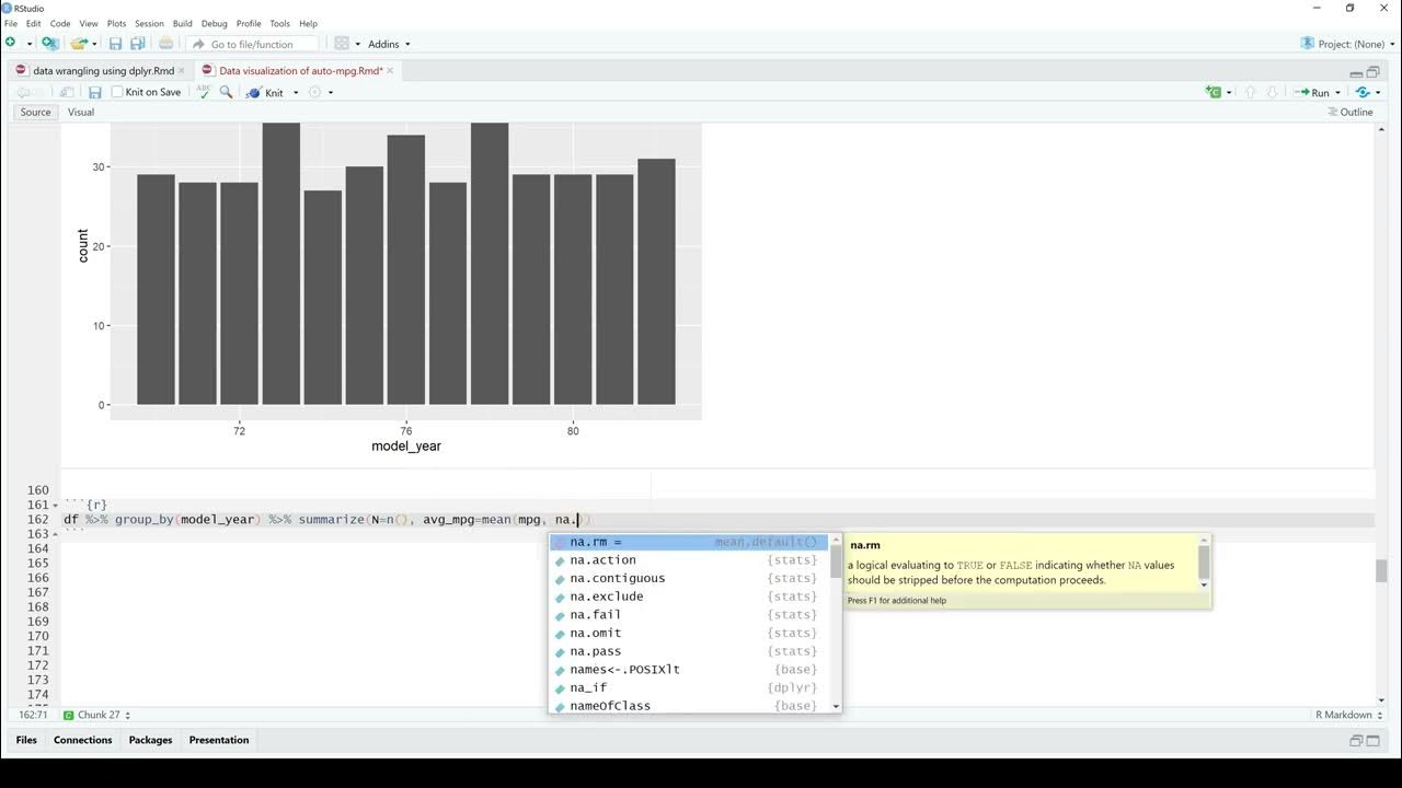 ggplot 4 bar plot - YouTube