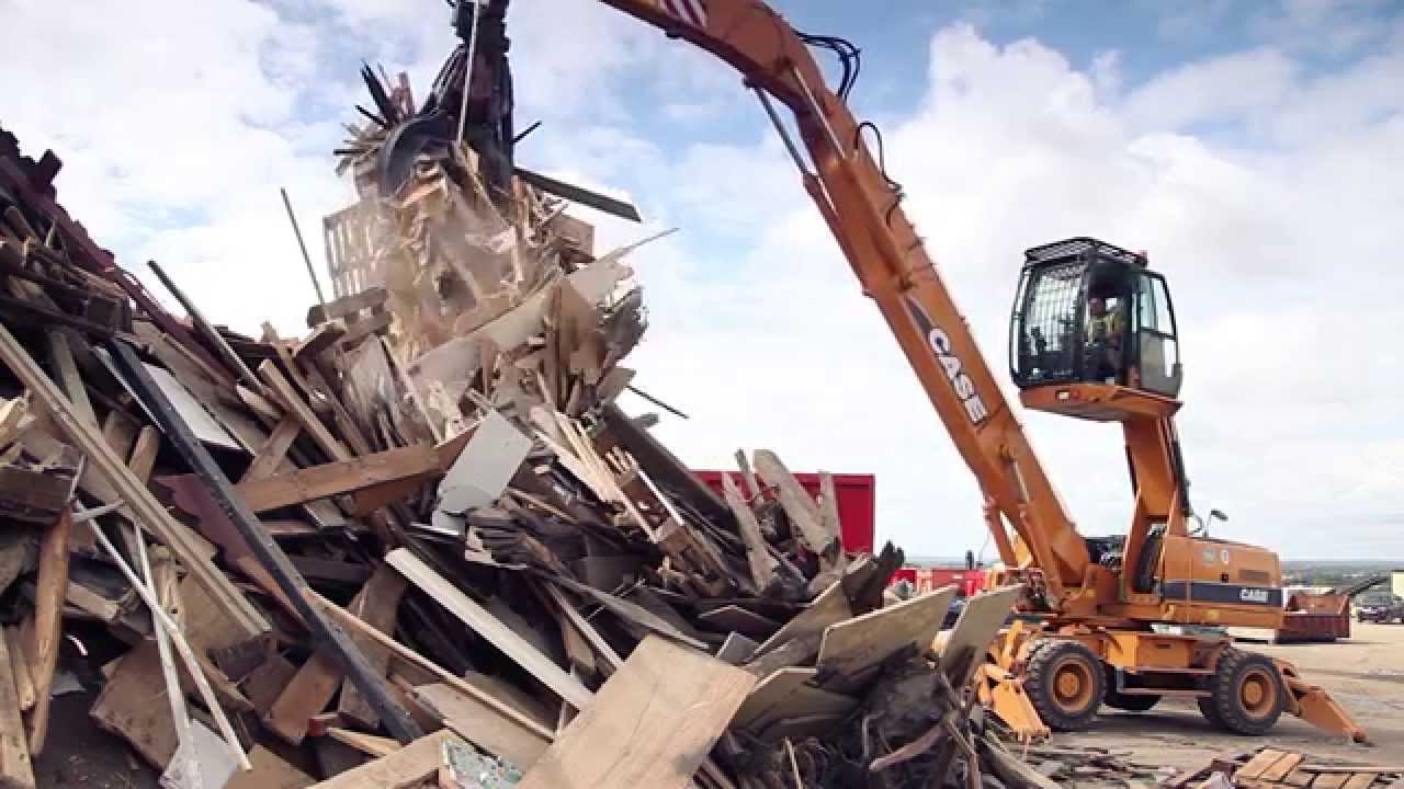Is This The Fastest Way To Load Waste? Case WX240 + Prodem - YouTube