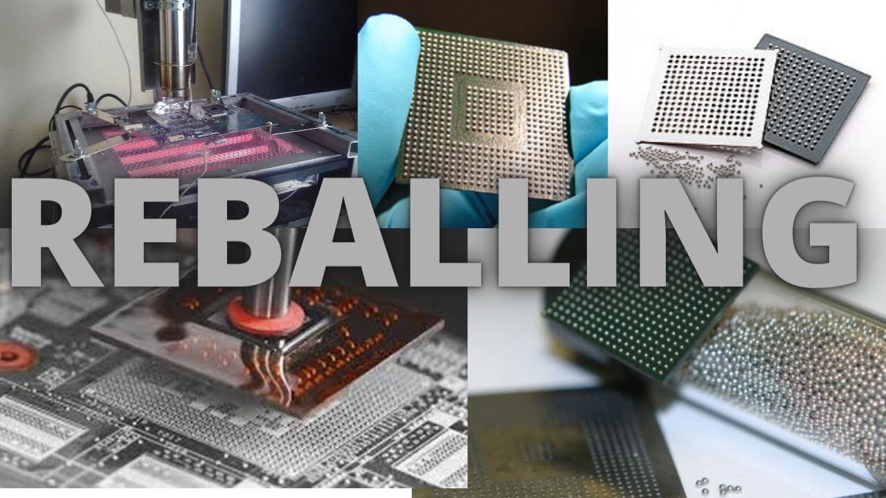 Como é feito o Reballing em um BGA - Veja todo processo de ressolda do ...