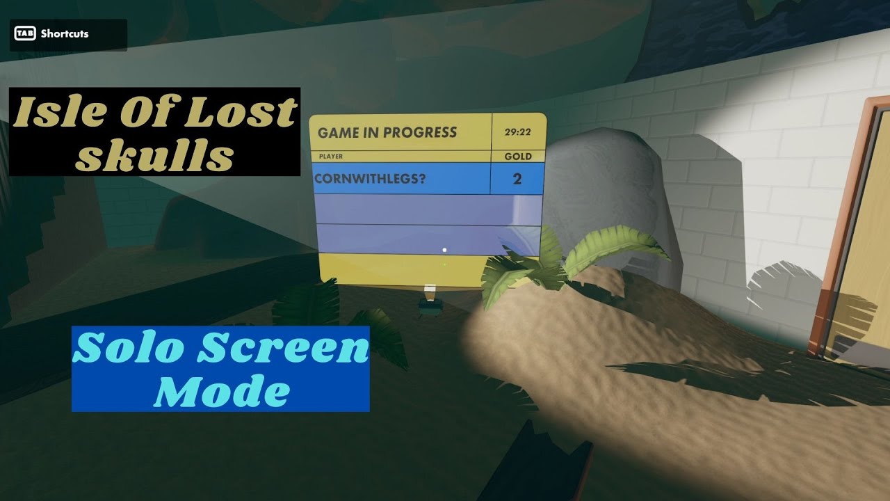 Isle of Lost Skulls Solo Screen Mode - Rec Room - YouTube