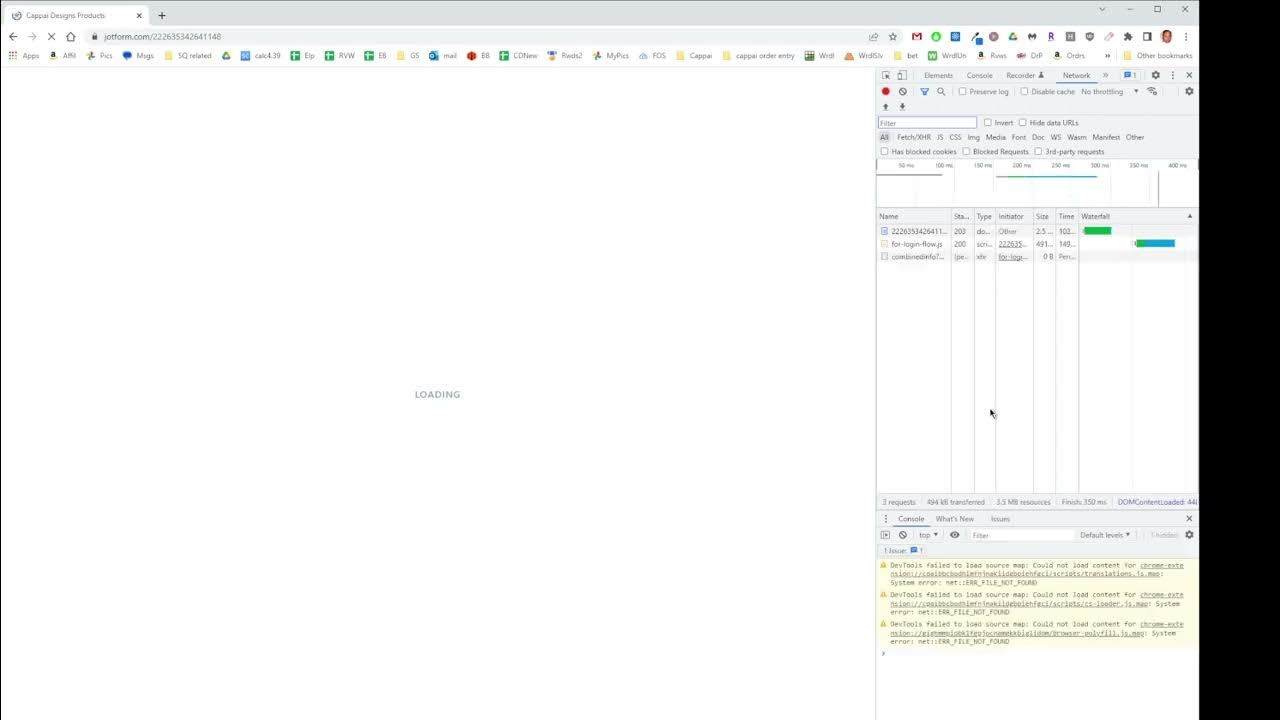 jotform infinite reload loop - YouTube