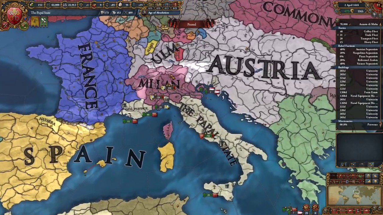 EU4 Vikings Multiplayer Review (Papal State, session 7) - YouTube