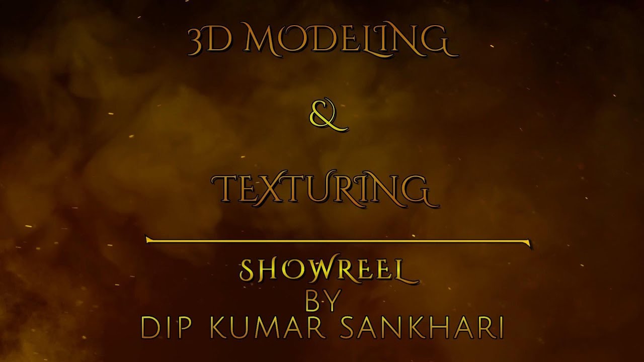 3D Modeling and Texturing showreel - YouTube