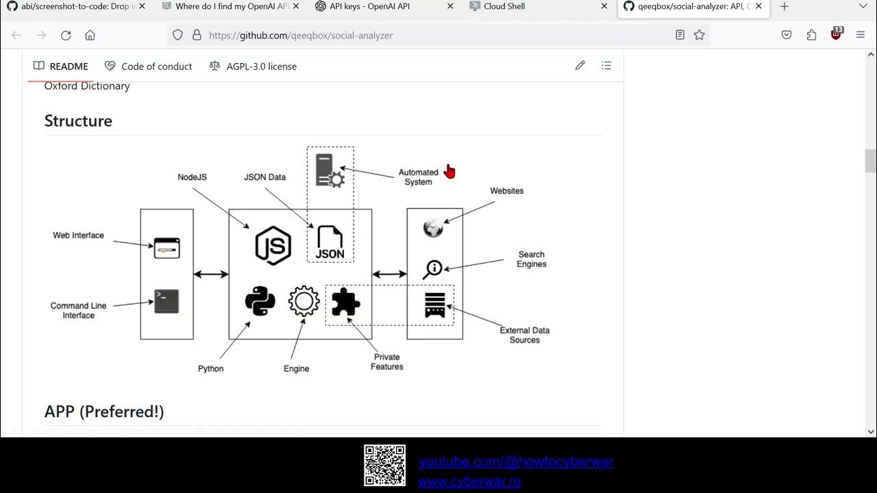social-analyzer OSINT tool, quick install on Google Cloud Shell - YouTube