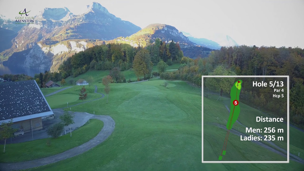 Golf Club Axenstein Loch 5/14 - YouTube