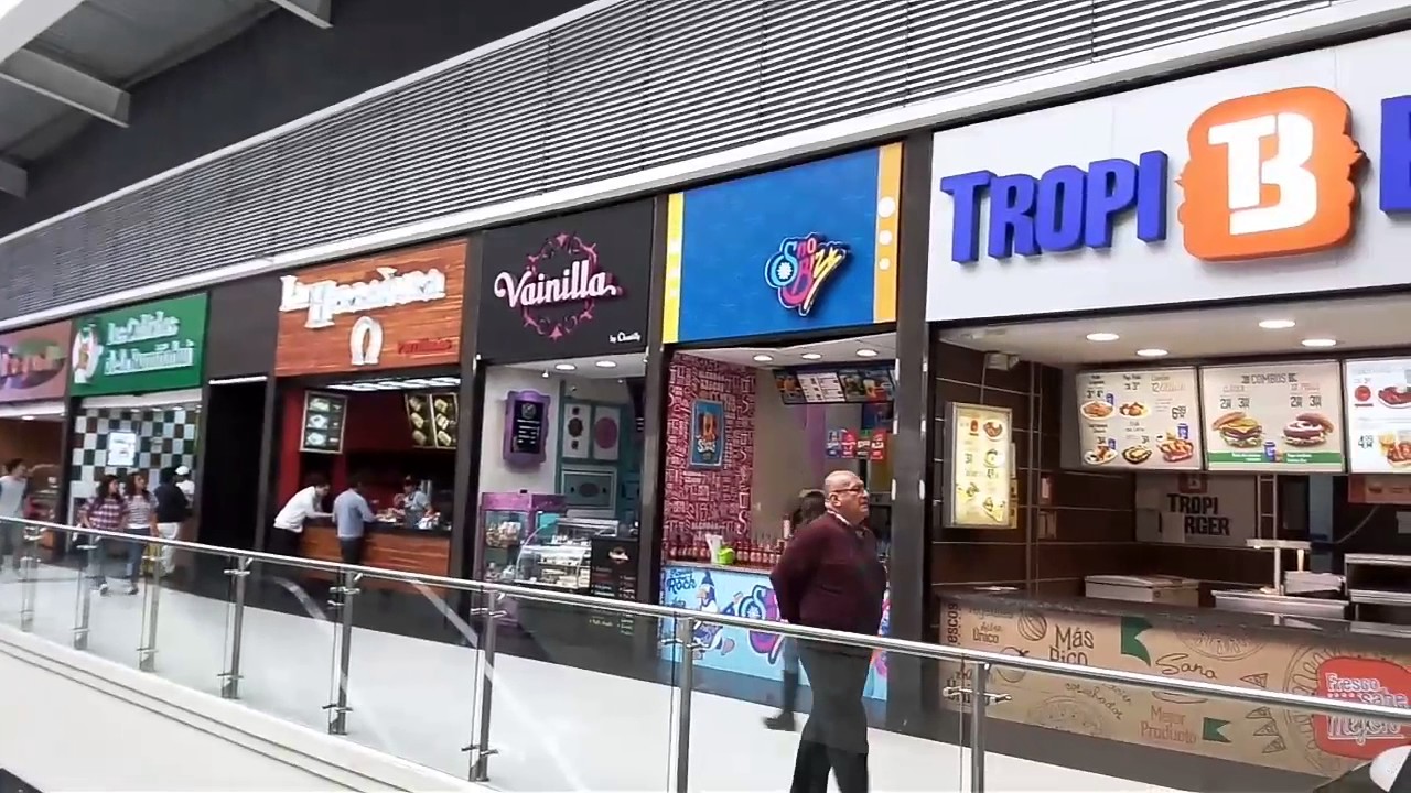 Cuenca Ecuador Mall Del Rio top floor - YouTube