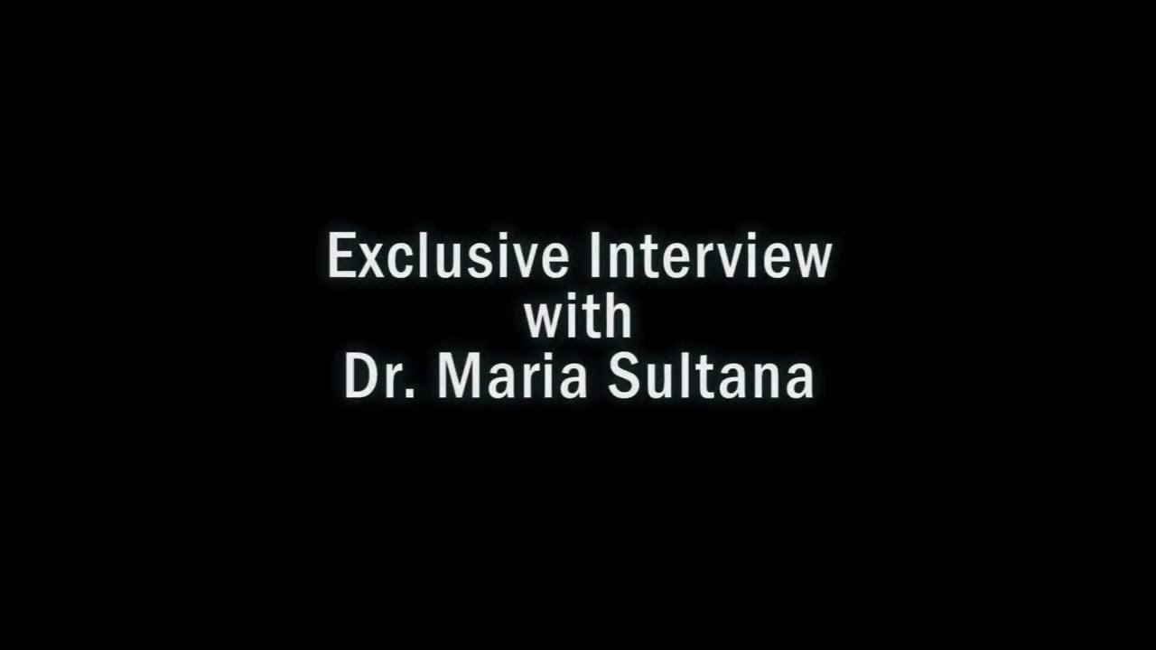 Exclusive interview with Dr Maria Sultan - YouTube
