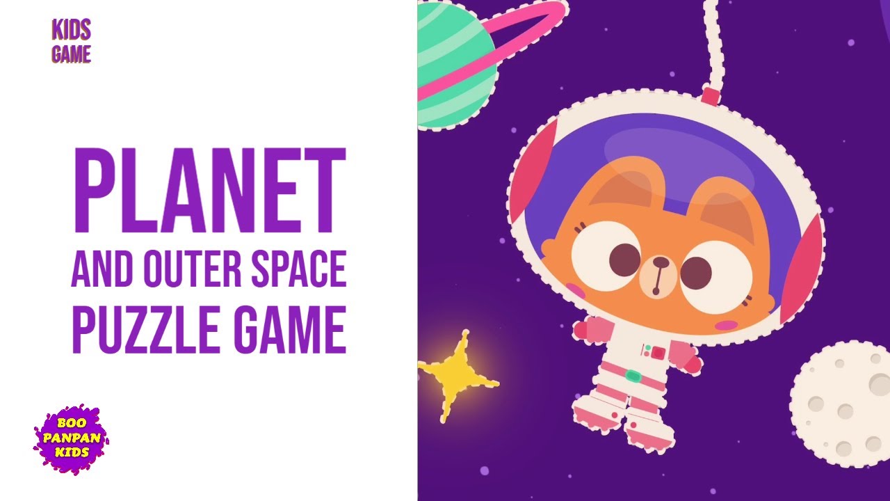 Planet and Outer space puzzle game for kids |Boopanpankids - YouTube