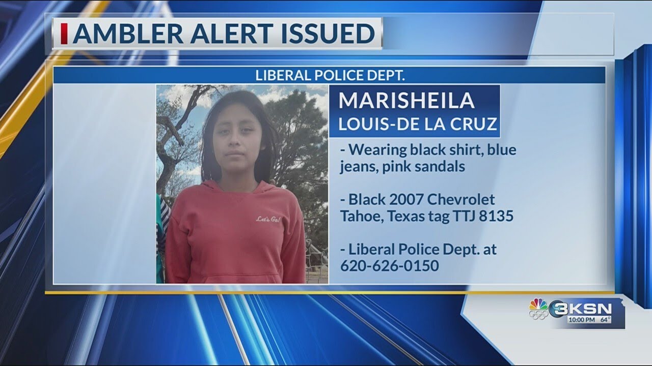 Amber Alert issued for missing teen out of Liberal - YouTube