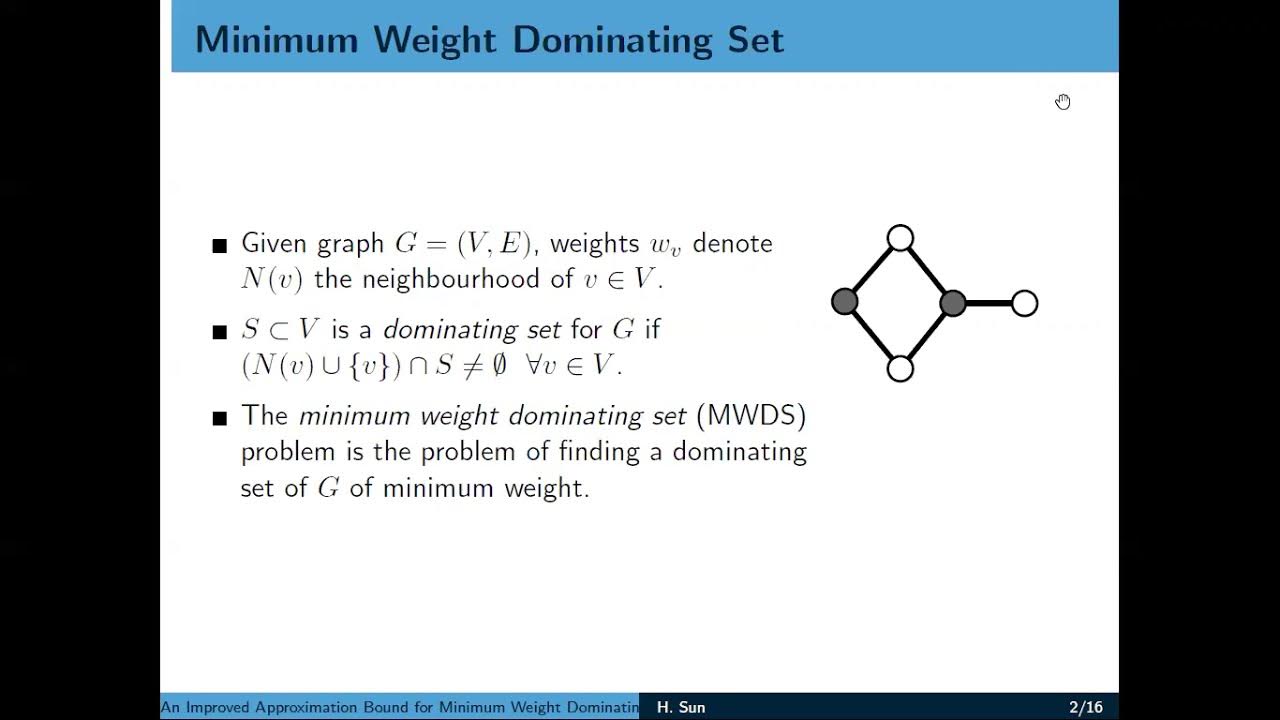 An Improved Approximation Bound for Minimum Weight Dominating Set on Graphs of Bounded ...