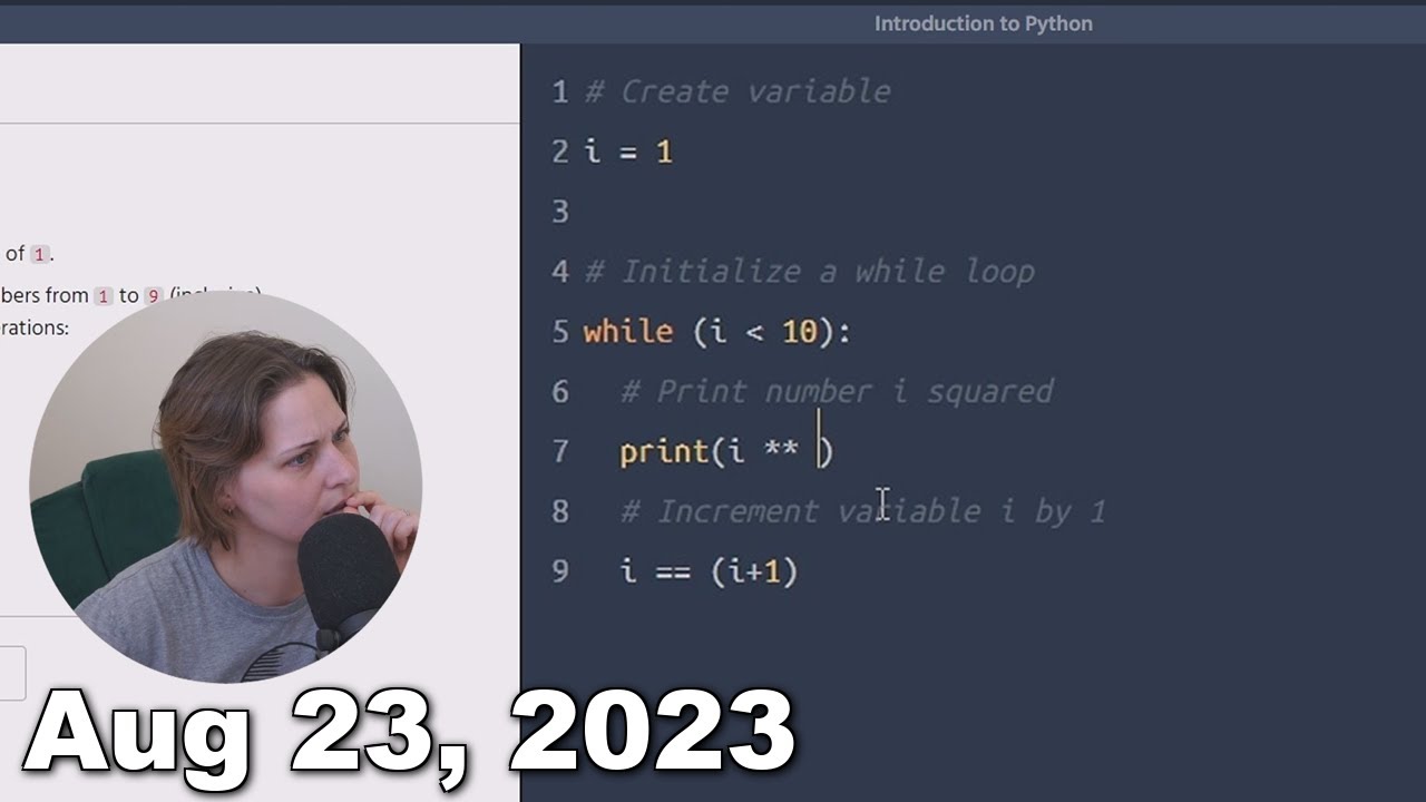 [Dexbonus] ʚɞ Study Hall!: Python??? ʚɞ 🧡 (Aug 23, 2023) - YouTube