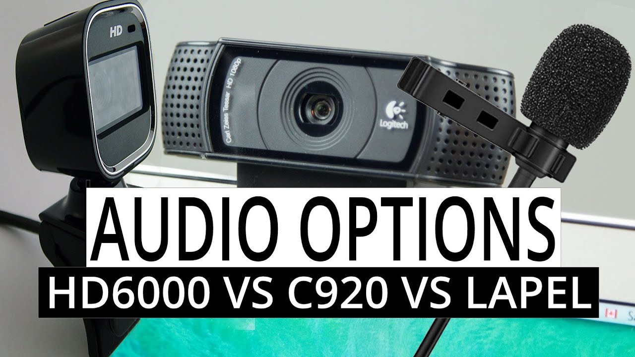 Microsoft LifeCam HD6000 vs Logitech c920 Pro Webcam vs TONOR Lapel ...