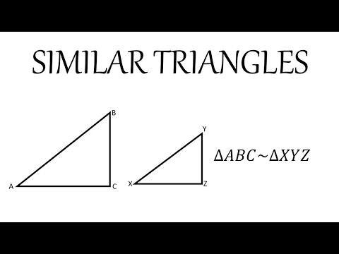 SIMILAR TRIANGLES | TAGALOG | Grade 9 - YouTube
