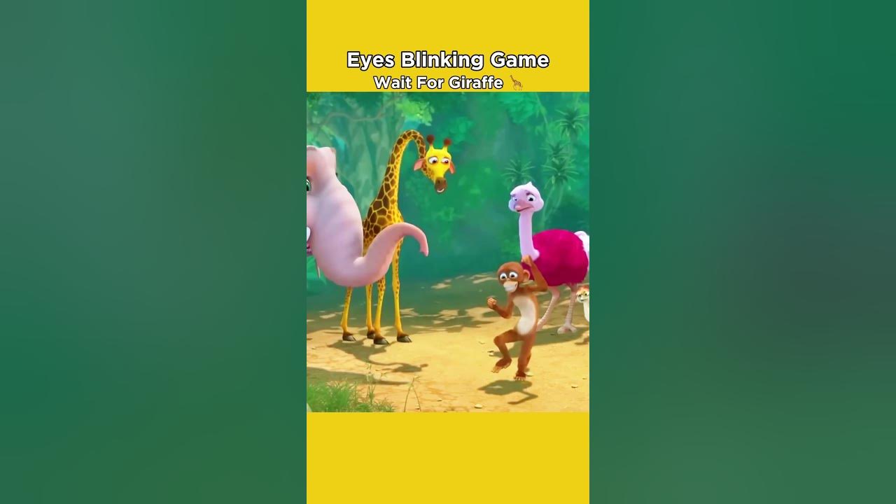 Eyes Blinking Game 👀 #cartoon #animation #shorts - YouTube