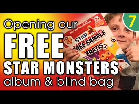 Star Monsters Pocket Friends FREE Album and bling bag opening - YouTube