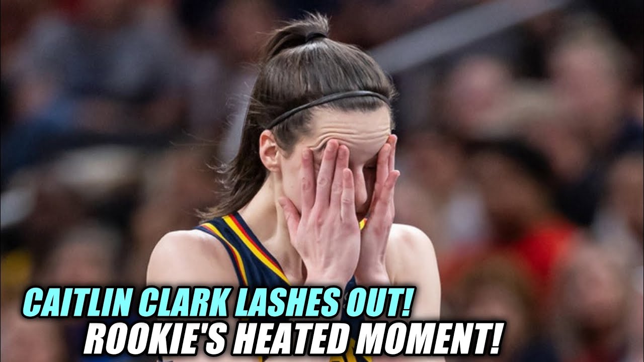 WNBA rookie Caitlin Clark lashes out during game against Mystics - YouTube