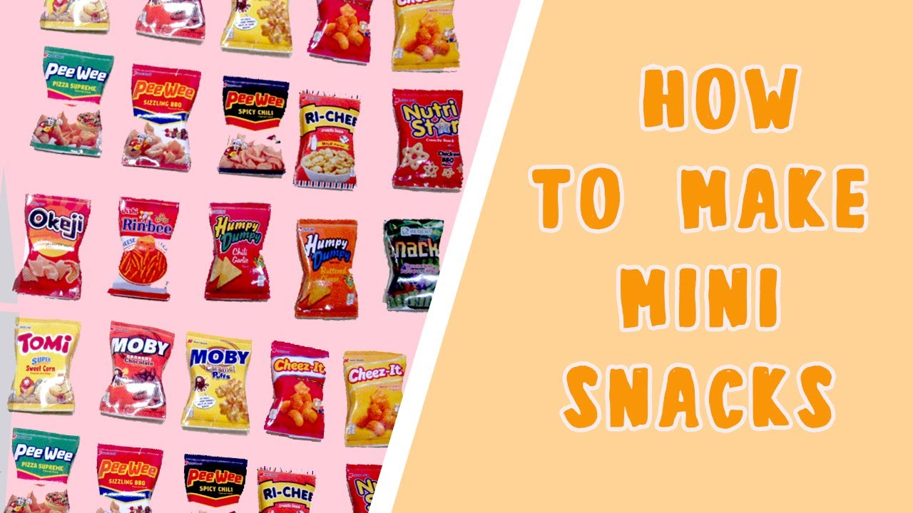 How to make miniatures snack | Ness Art & Craft | #minifood #miniatures ...