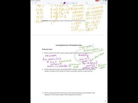 Writing Recursion - YouTube