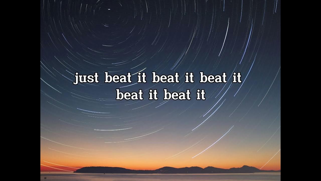 Michael Jackson - Beat It // lyrics - YouTube