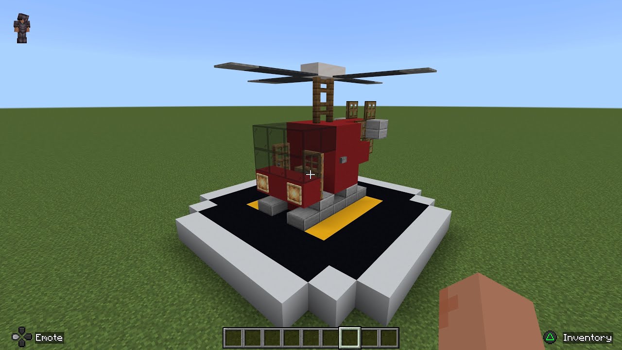 How To Build a Heliucopter and Helipad / How To Build A City In ...