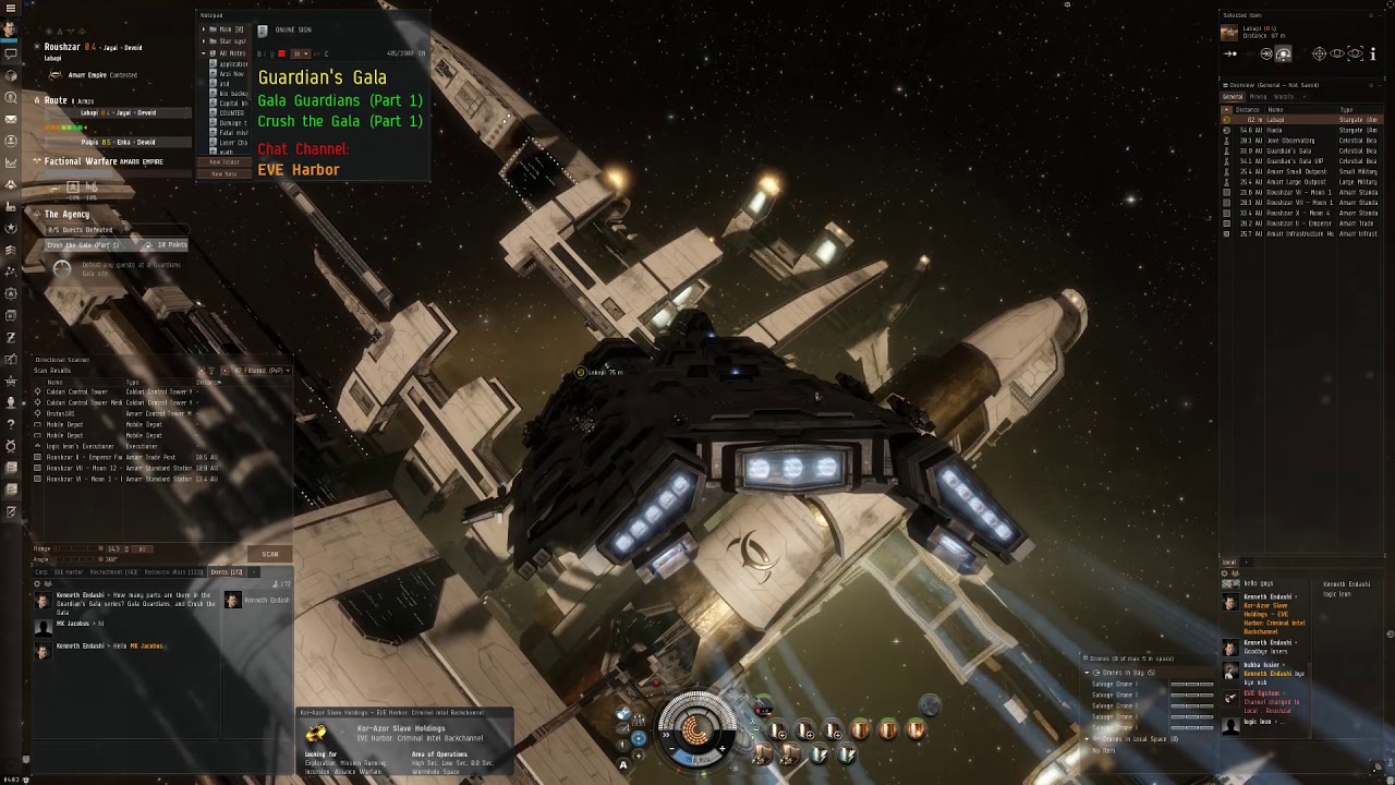Eve Online - Guardian's Gala in a Drake (not so fast!) - YouTube