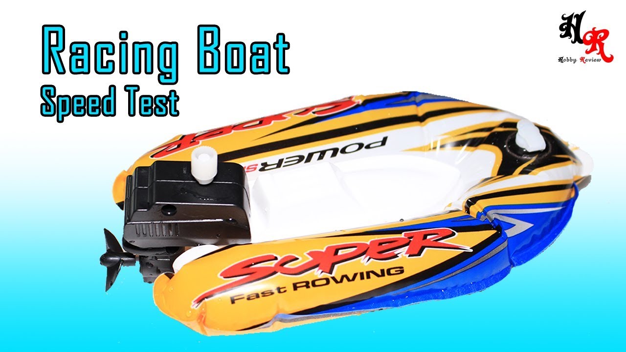 Mini Boat Speed Surfing Testing - YouTube