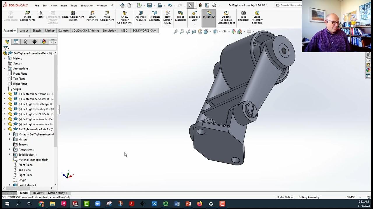 Fixed vs Floating parts in SolidWorks Assembly - YouTube