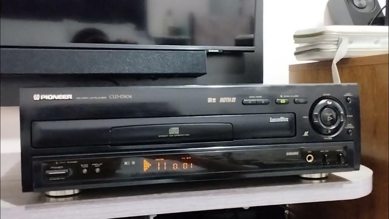 CD CDV LD Player Pioneer CLD-D504 - YouTube