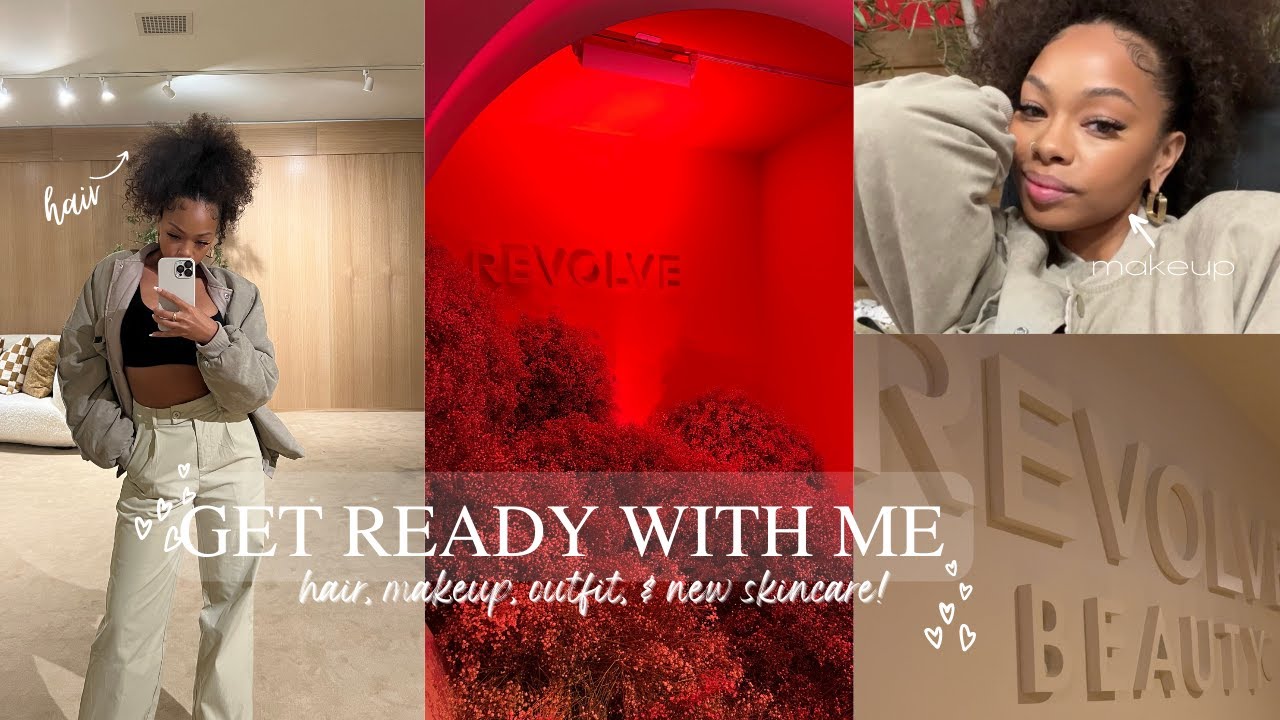 GRWM FOR AN INFLUENCER EVENT: REVOLVE + THERABODY EVENT | Mariah Somah ...