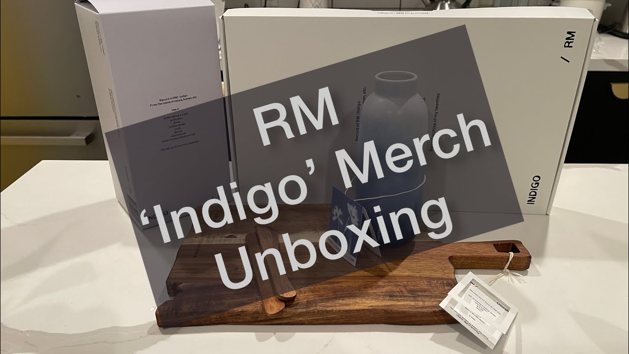 RM ‘Indigo’ Merch Unboxing - YouTube