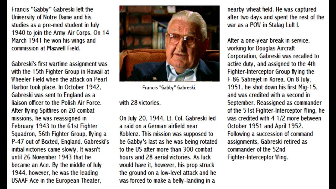 WWII Fighter Pilot Interviews - YouTube