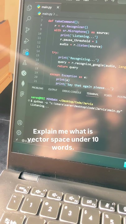 I Built My Own J.A.R.V.I.S Using Python and Voice Commands! #chatgpt #python #pythonprojects ...