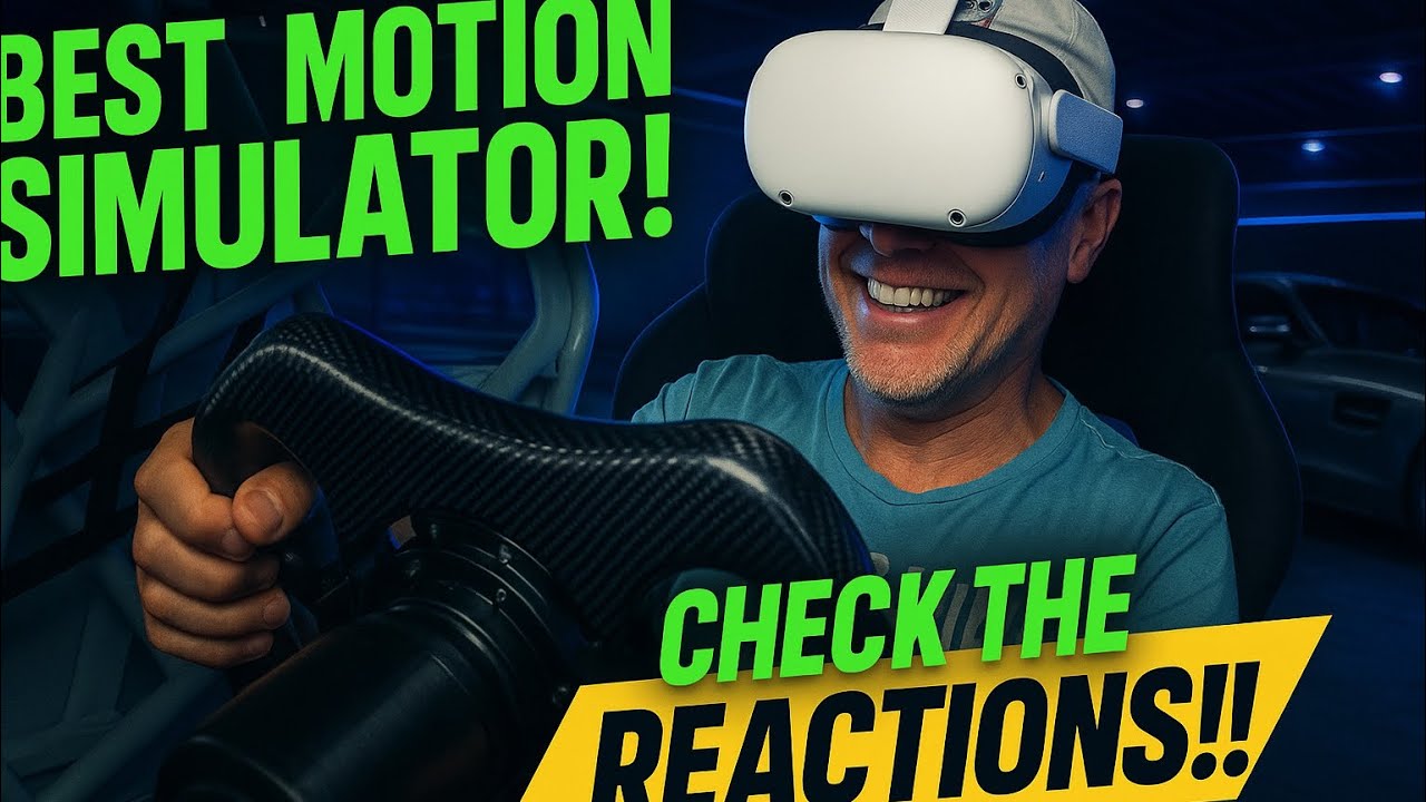 Sim Racing Motion Simulator - See the Reactions! - YouTube