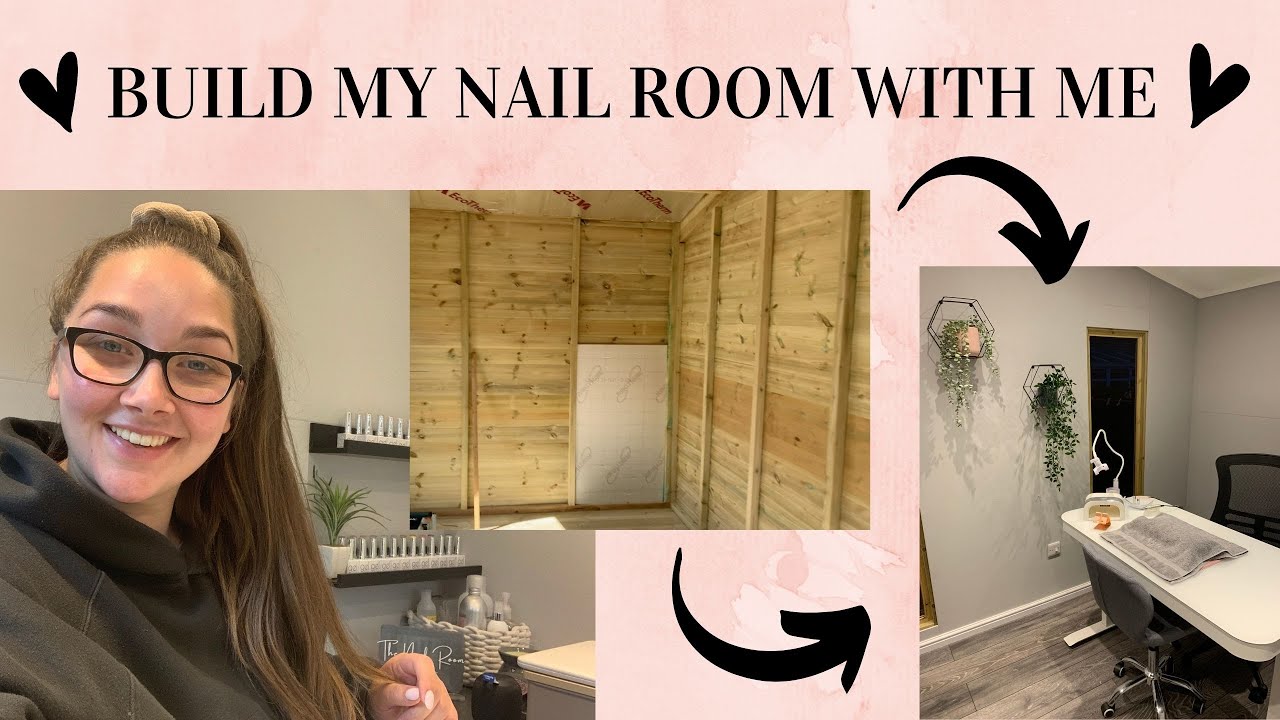 BUILD MY NAIL ROOM WITH ME | THE NAIL ROOM BY GEE | 2021 - YouTube