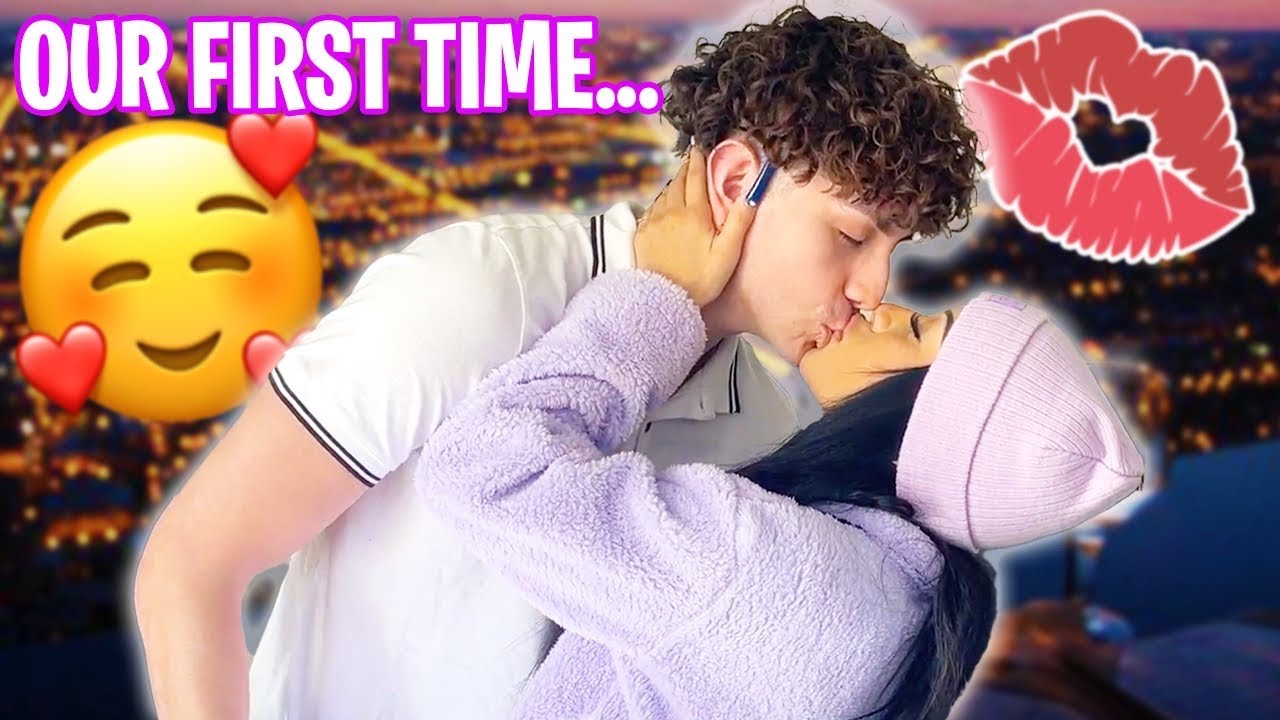 OUR FIRST KISS... ️ - YouTube