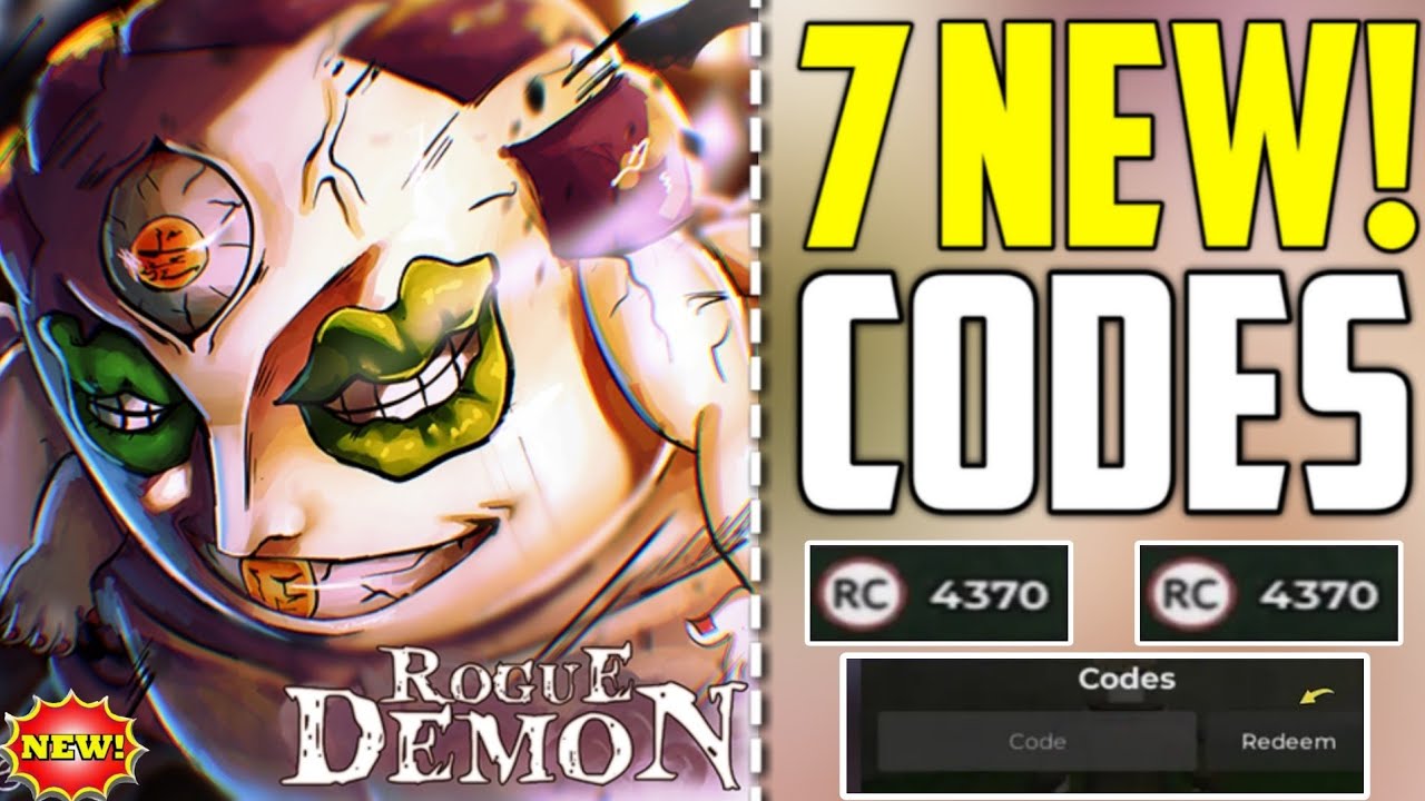NEW ALL WORKING CODES - ROGUE DEMON CODES ROBLOX 2024 - ROGUE DEMON CODES 2024 - YouTube