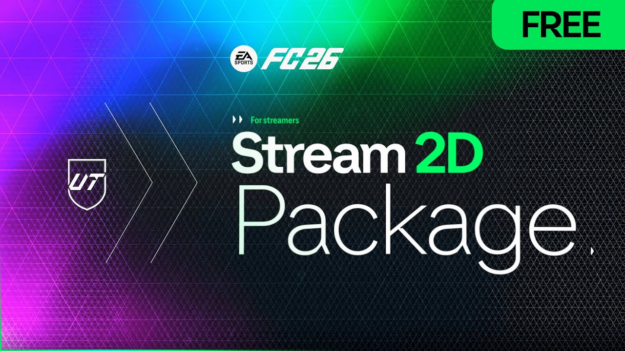 FC26 FREE 2D STREAM PACK – Overlays, Scenes & Scoreboard - YouTube