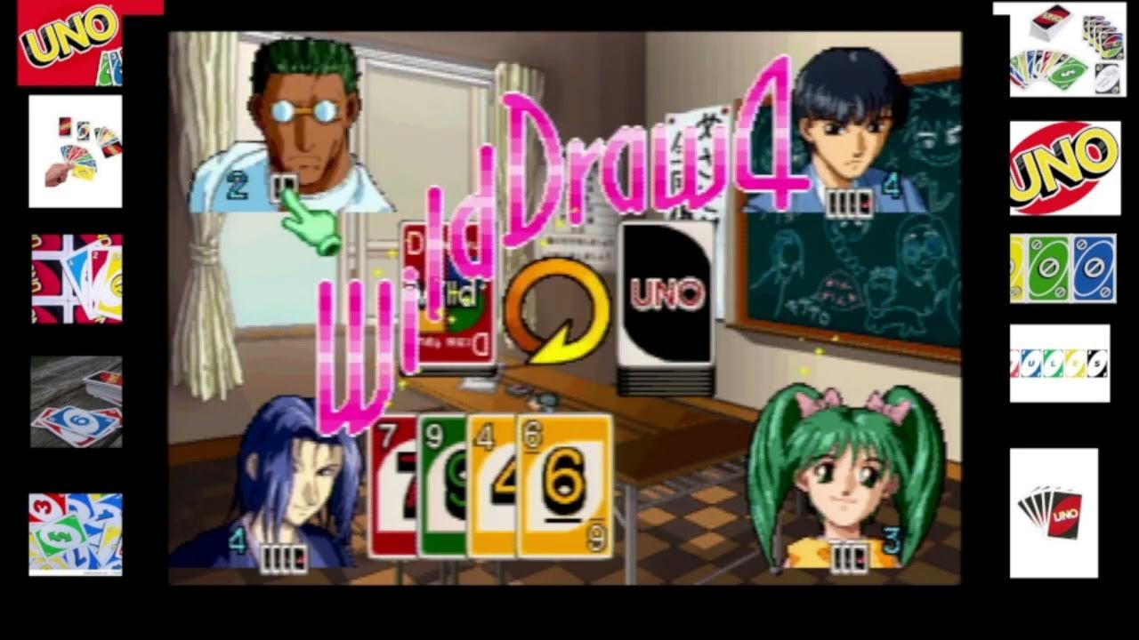 Uno DX 4 Player 1 Round Game - YouTube