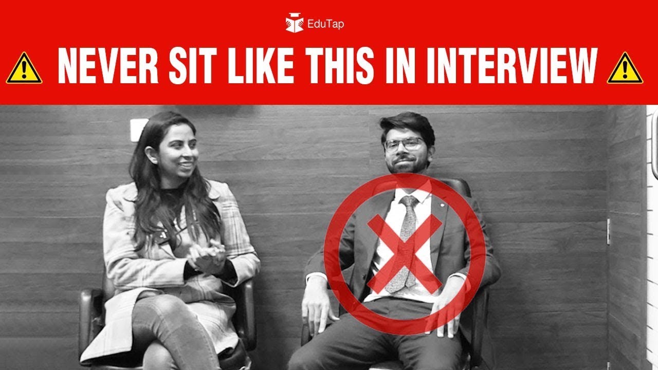 Important Tips for Interview | Guidance | Sitting posture Do's and Don ...