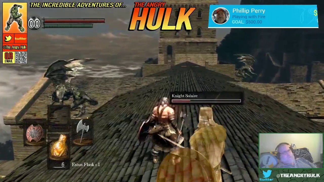 The Angry Hulk fights The Gargoyle Twins...Again - Dark Souls - YouTube