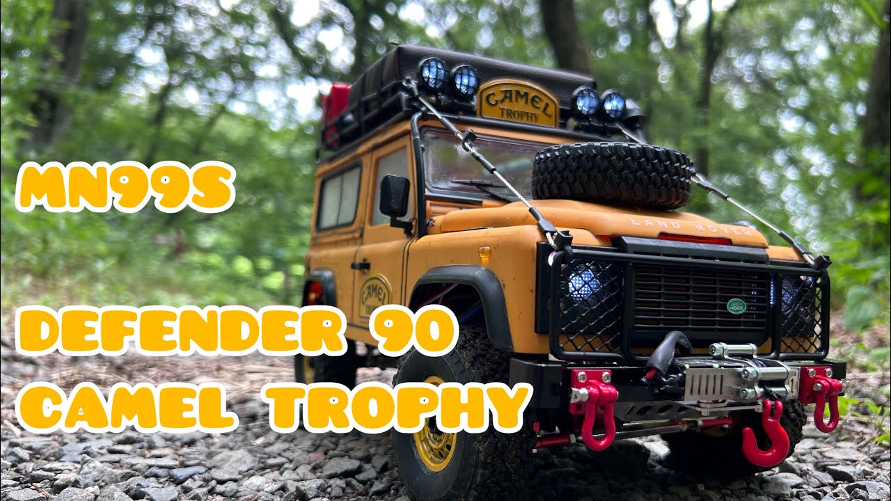【MN99S】Land Rover DEFENDER 90 🏆CAMEL TROPHY🏆☆ First run - YouTube