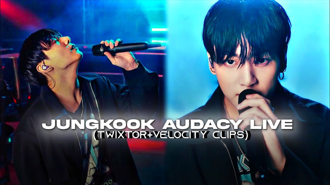 [HD] Jungkook Audacy Live (Twixtor+Velocity) Clips. - YouTube