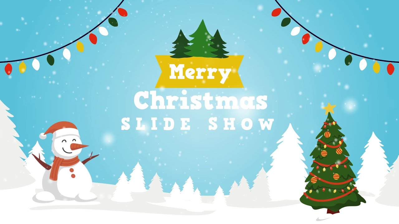 Download Merry Christmas Ice Theme Slideshow After Effects Template ...