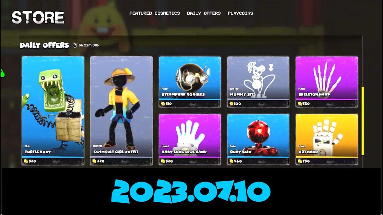 Daily shop project playtime phase 2 (2023-07-10) - YouTube