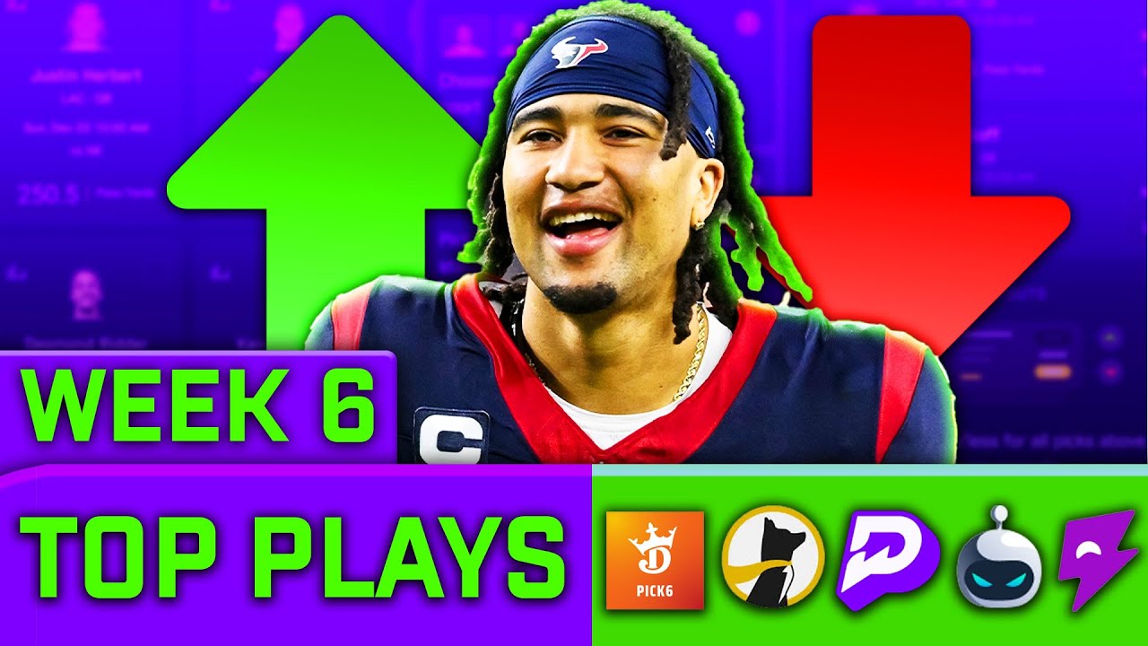 Week 6 Stokastic NFL PrizePicks & Underdog Strategy - YouTube
