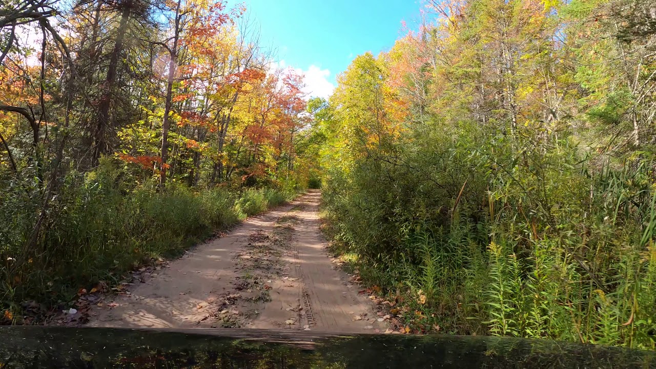 Road to Rock River Falls and Silver Bell Falls, Chatham MI Upper ...