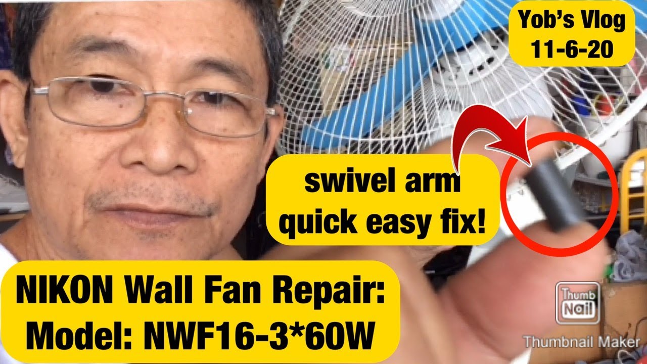 Usapang Senior: NIKON Wall Fan (NWF16-3*60W) Quick Easy Fix | Not ...