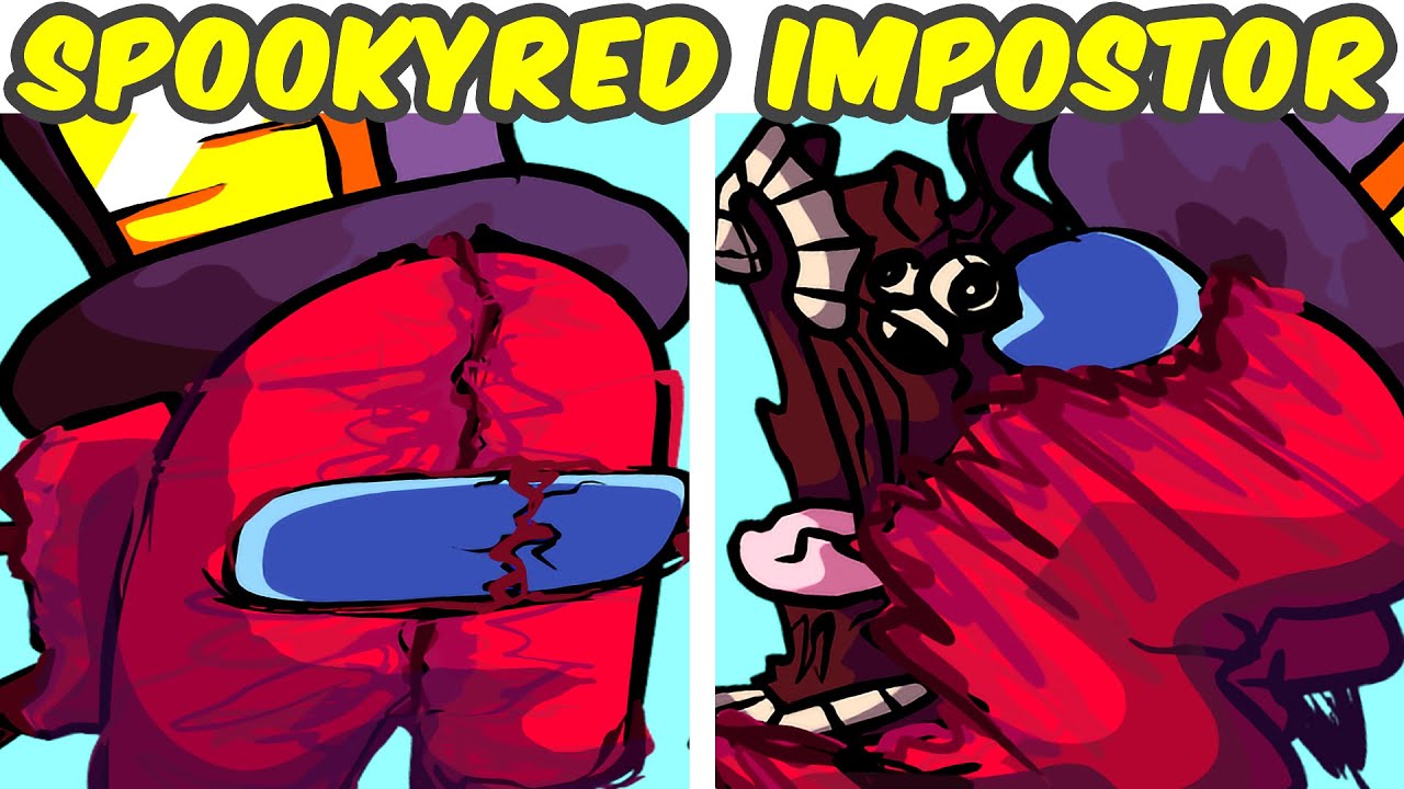 FNF VS Spooky RED Impostor | FNF MOD/Sussy/Among Us | Friday Night ...